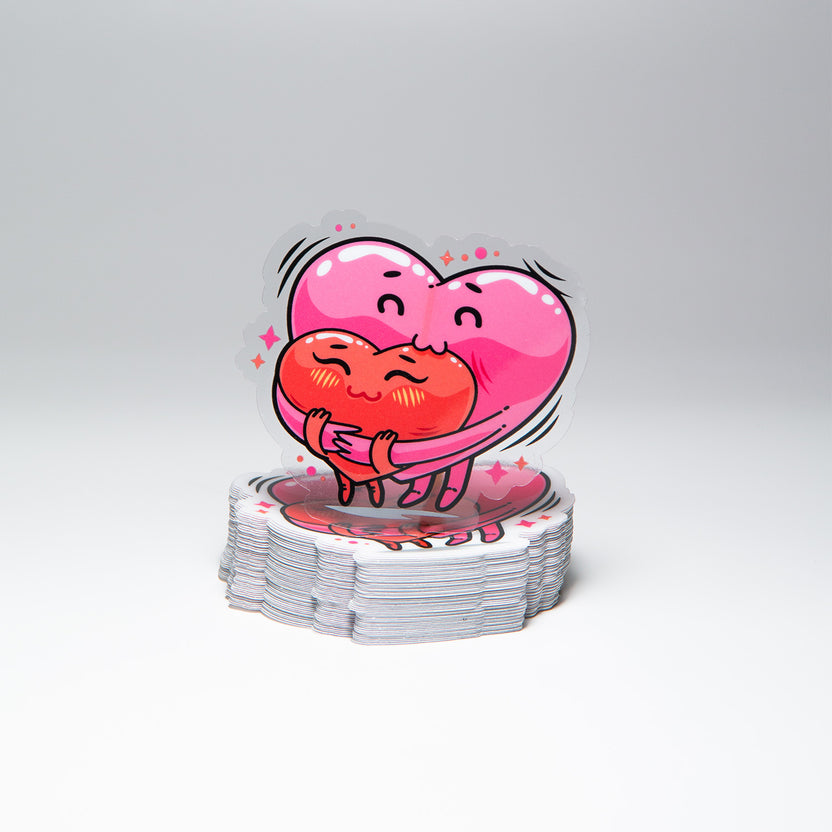 Custom Clear Vinyl Stickers | Transparent Stickers | Diecutstickers.com